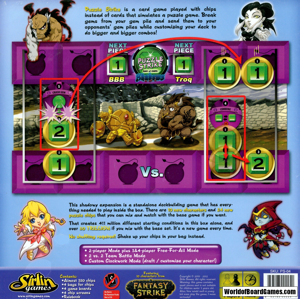 Puzzle Strike Shadows - WorldofBoardGames.com