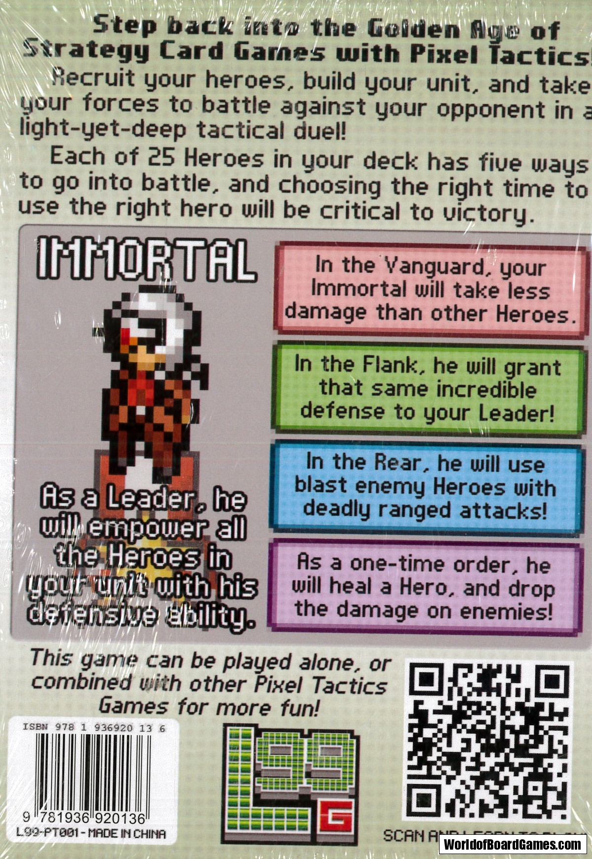 Pixel Tactics 2 - WorldofBoardGames.com