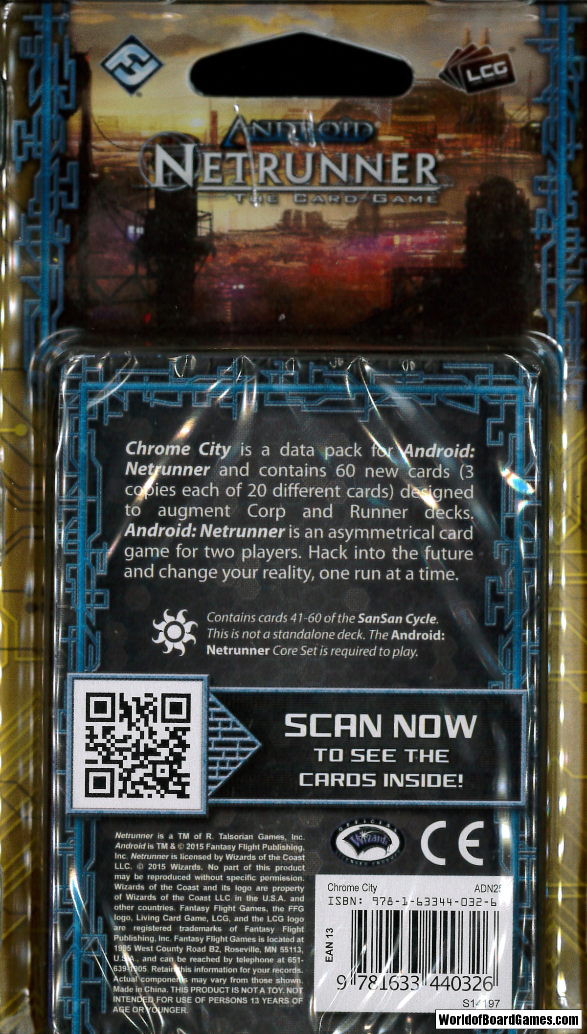 Android: Netrunner - Chrome City (Exp.) - WorldofBoardGames.com