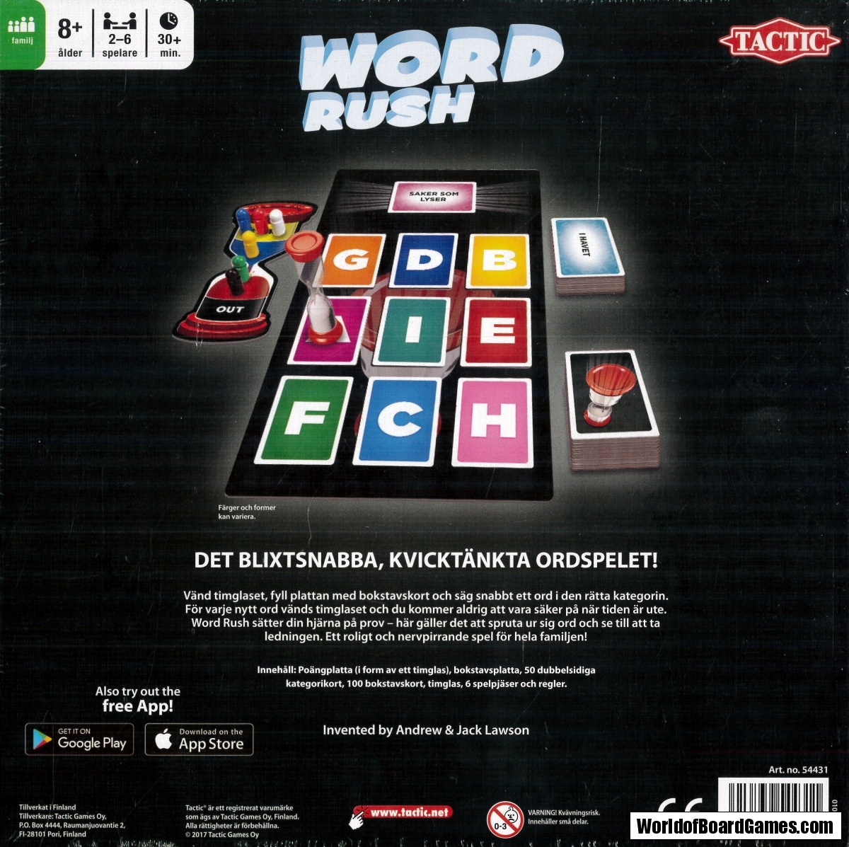 Word Rush - WorldofBoardGames.com
