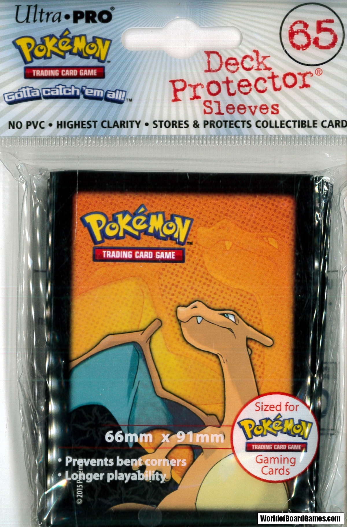 Ultra Pro: Pokemon Charizard Deck Protector 65ct - WorldofBoardGames.com