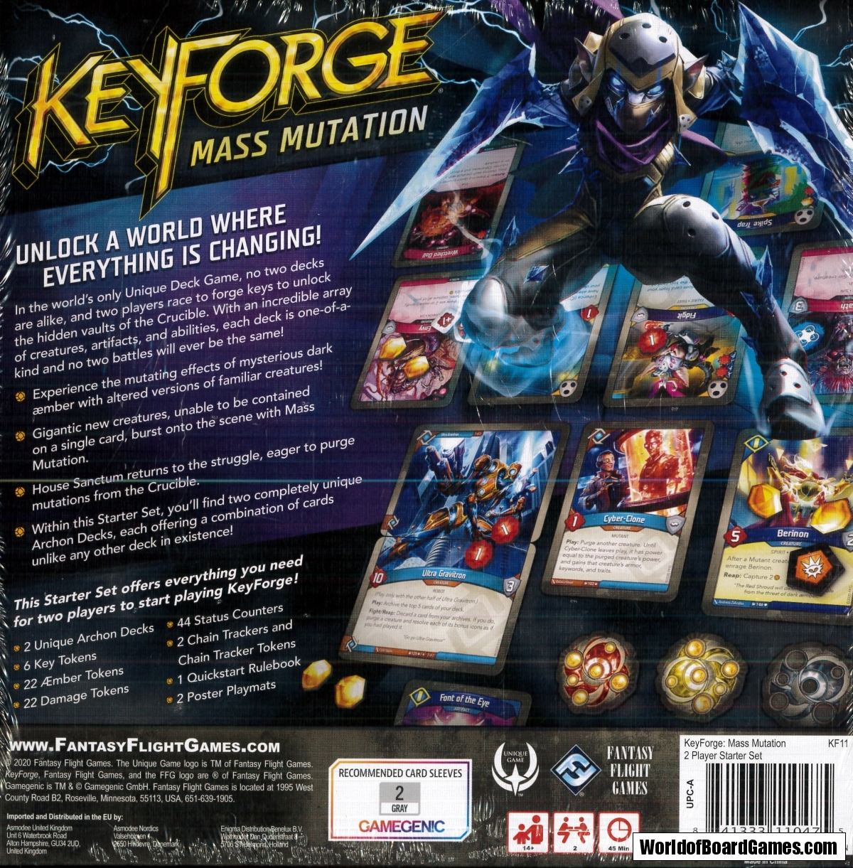 KeyForge: Mass Mutation - 2 player Starter Set - WorldofBoardGames.com