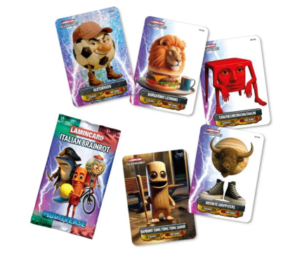 Lamincard: Italian Brainrot Multiverse Booster (5 Kort ...