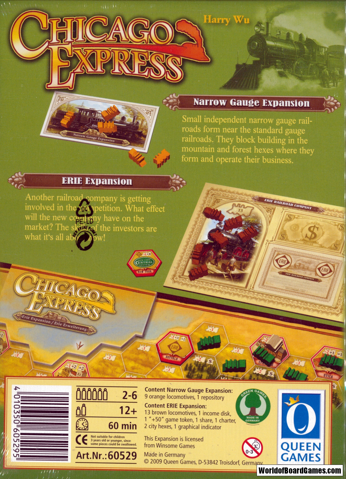 Chicago Express Expansion - WorldofBoardGames.com